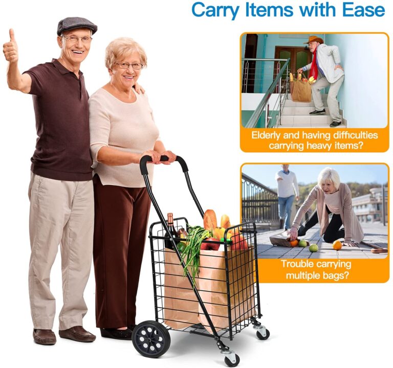 Best Folding Shopping Cart for Senior Citizens - The Senior Tips